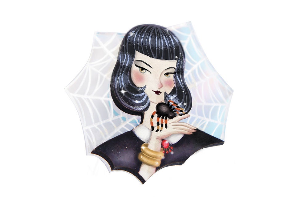 Spider Girl Brooch | Broadway Pinups