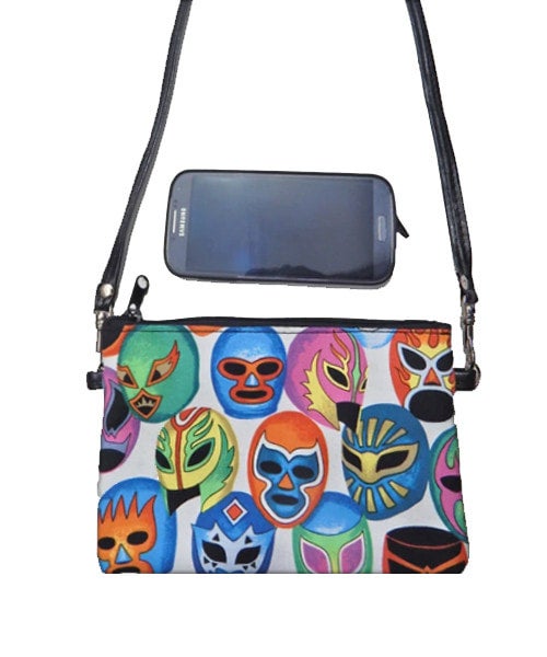 Luchador Mini Crossbody Bag Broadway Pinups